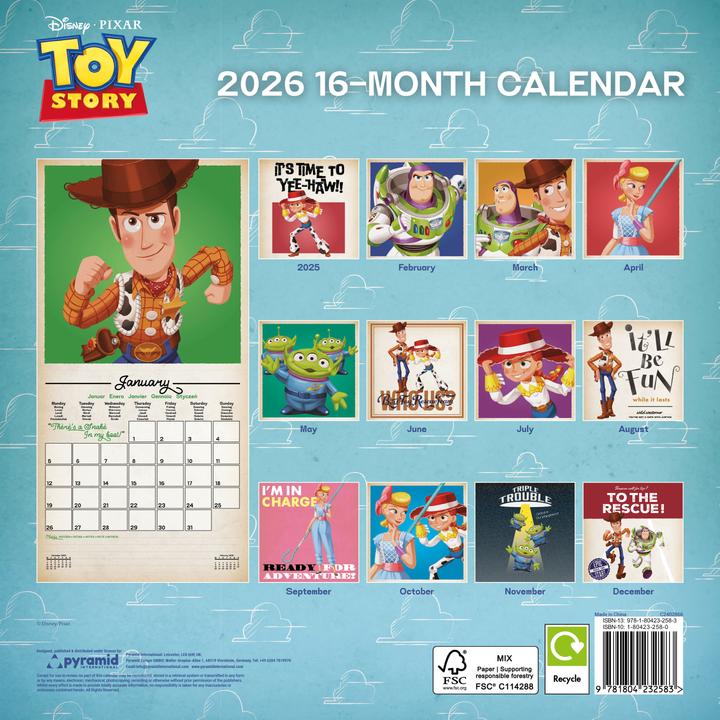 Pyramid Toy Story Square Calendar 2026 30x30 - kaufen bei Galaxus