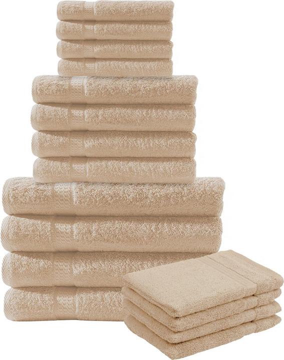 Casativo 16-piece terry towel set, 4 each of guest towels, hand towels ...