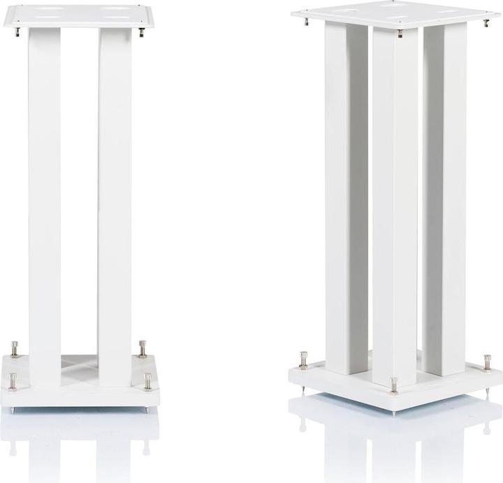 NorStone Stylum Square Speaker Stands/Pair/White Satin (Stand) - Digitec