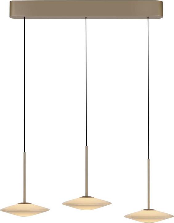 Paul Neuhaus Pendellampe ELIPSA schwarz höhenverstellbar Rauchfarben ...