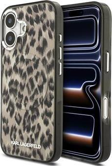 Karl Lagerfeld IML Leopard MagSafe Case for iPhone 17 Brown - Galaxus