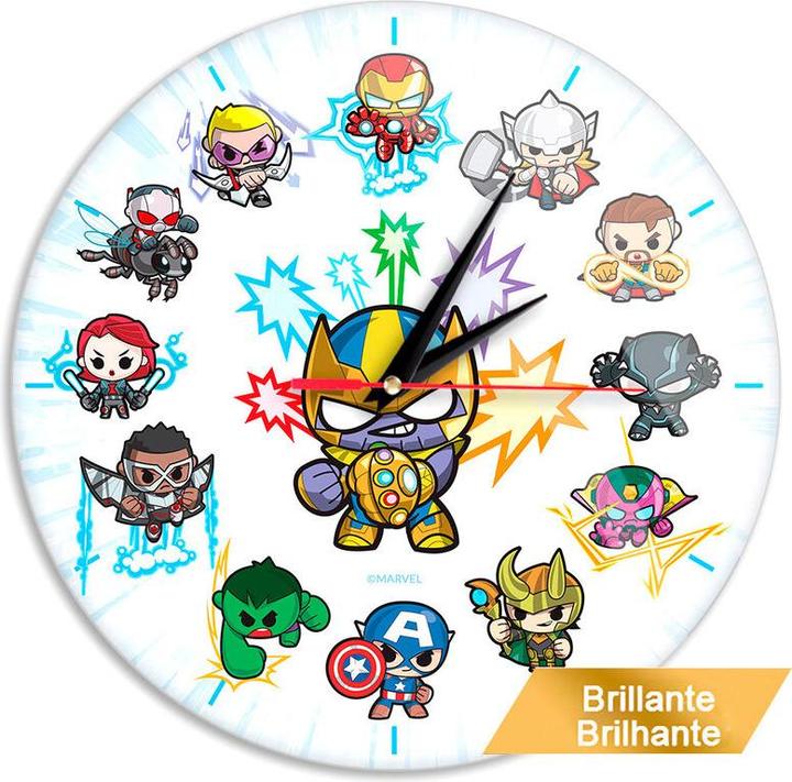 avengers wall clock