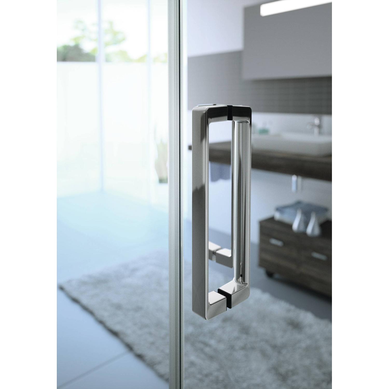 Hüppe Classics 2 1/4 Kreis Gleittür, Radius:50 cm, Breite:li/re 90/80cm ...