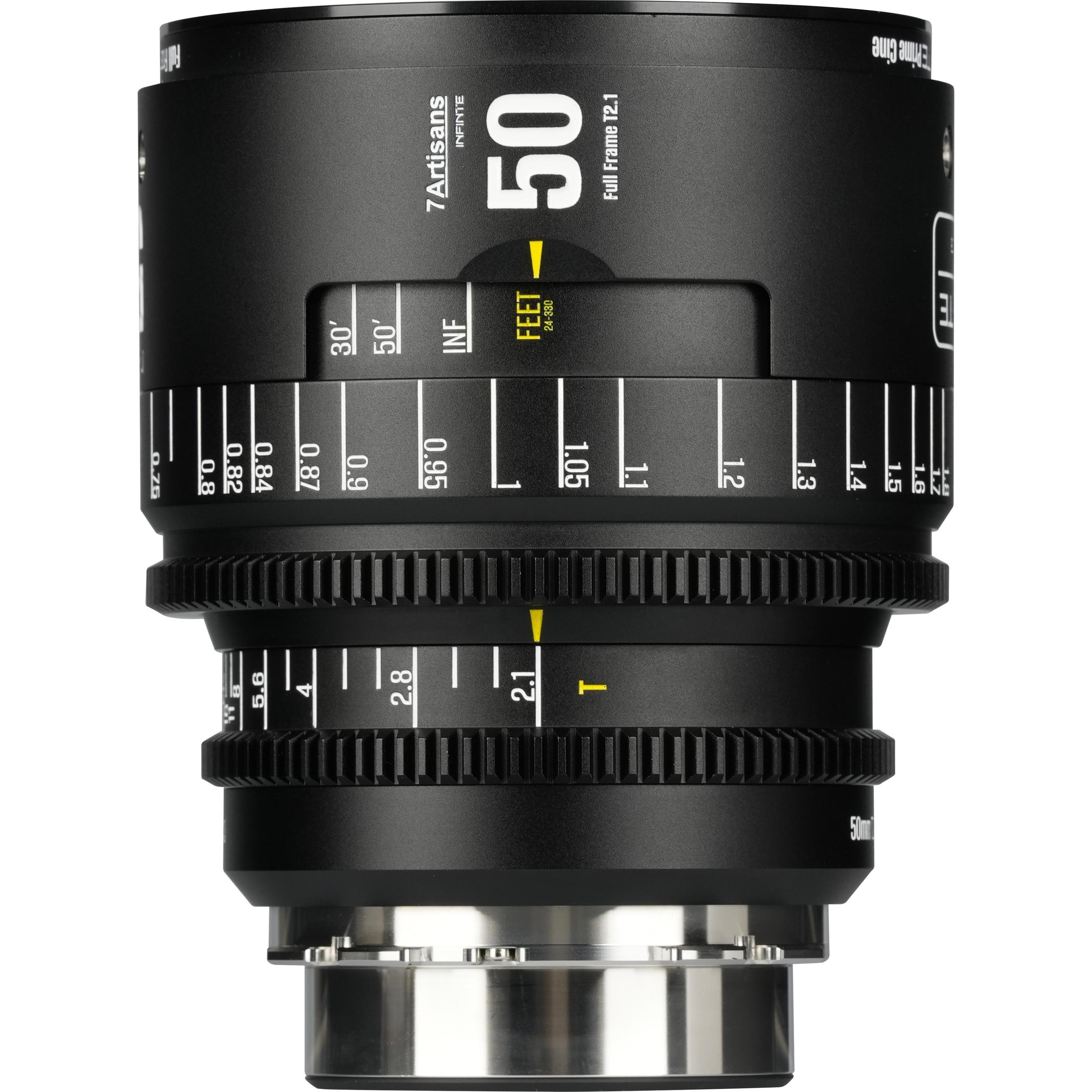 7artisans 50T21B-EF INF 50mm T2.1 INFINTE EF Mount (Black) - Galaxus