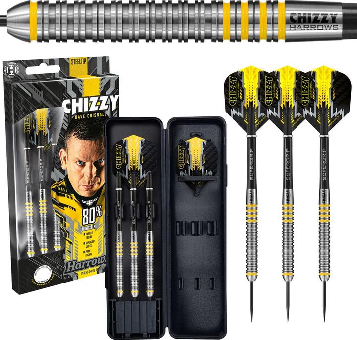 Sko DartsSteeltip HARROWS CHIZZY W80 3x23gR (23 g) - Galaxus