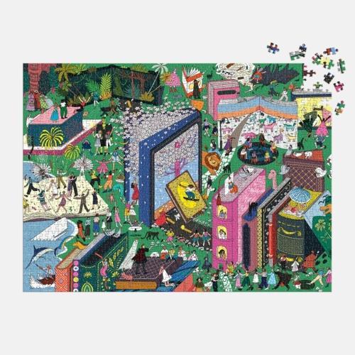 Abrams & Chronicle Book World 1000 Piece Puzzle - buy at Galaxus