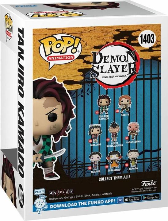Funko Demon Slayer: Kimetsu no Yaiba POP! Animation Figur Tanjiro ...