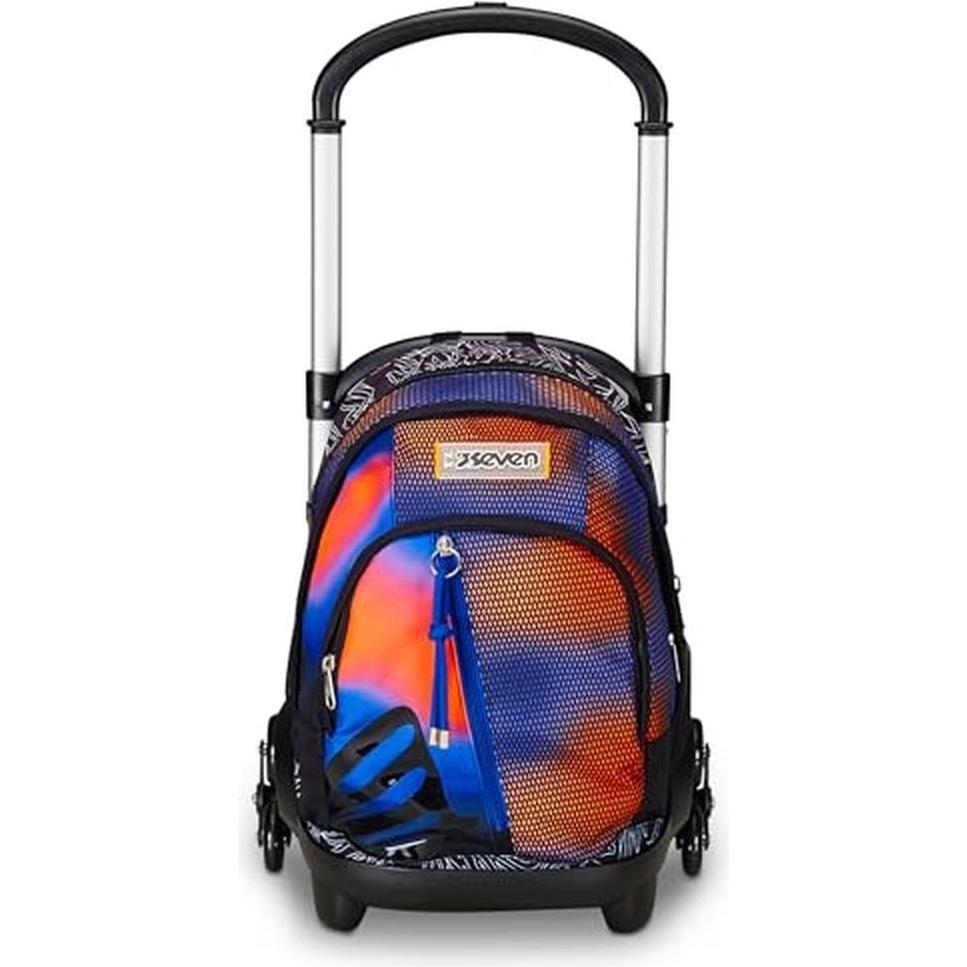 Seven Three-Wheeled Detachable Backpack Trolley with Drink Bottle ...