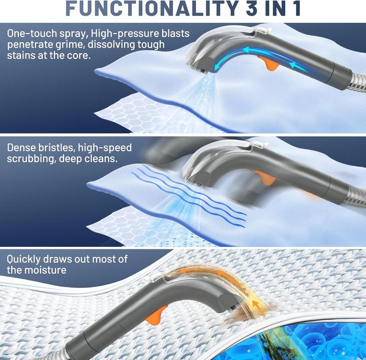 Emphsism Tragbarer Polster- und Teppichreiniger EV-W01 - Galaxus