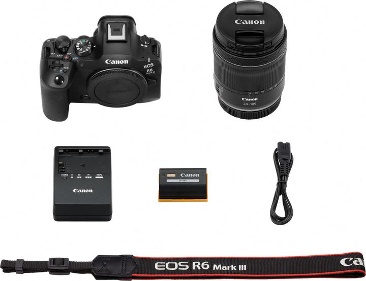 Canon EOS R6 Mark III System Camera + 24-105MM F4-7.1 STM Lens - Galaxus