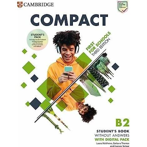 Cambridge UP Compact First For Schools B2 First Student's Pack without ...