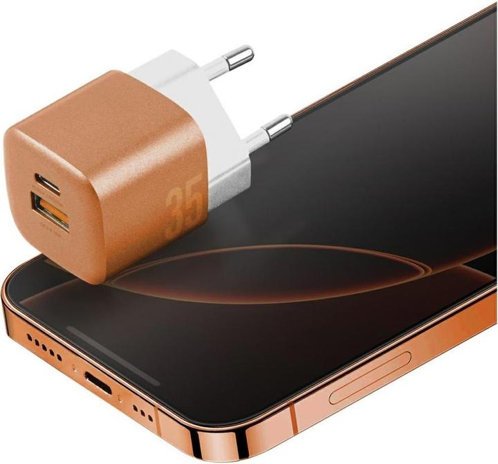 Energea Wall charger Ampcharge GaN35 USB-C/USB-A PD/PPS/QC3.0 35W ...