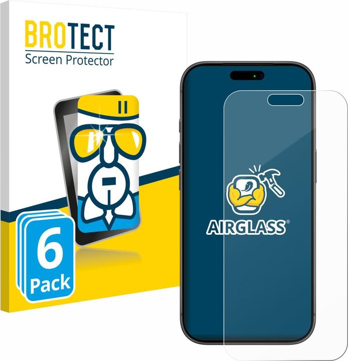 BROTECT AirGlass Glass (6 pcs., Apple iPhone 17 Pro Max) - Digitec