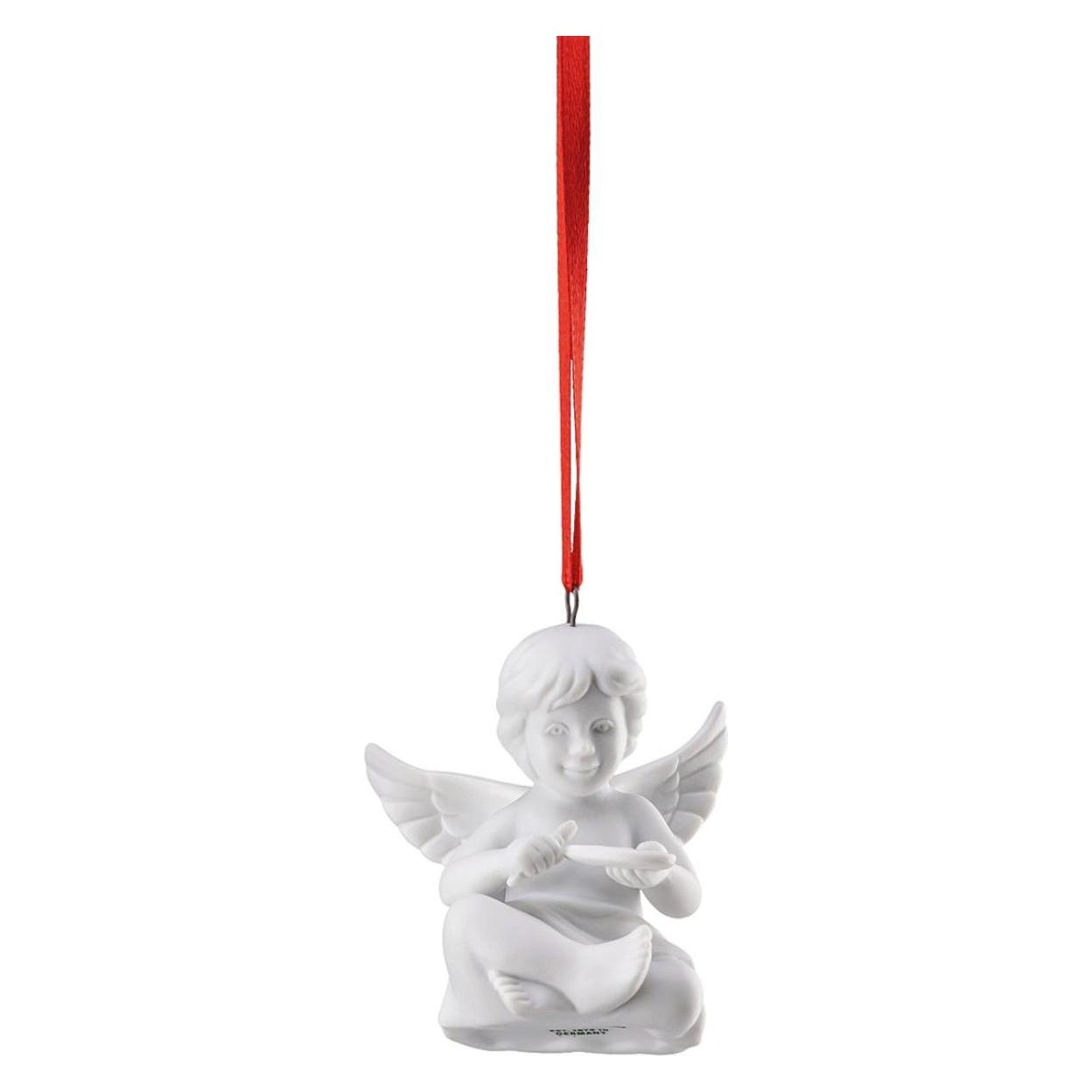 Rosenthal Engel-Anhänger - Weiss matt - Engel mit Malerpalette - Galaxus
