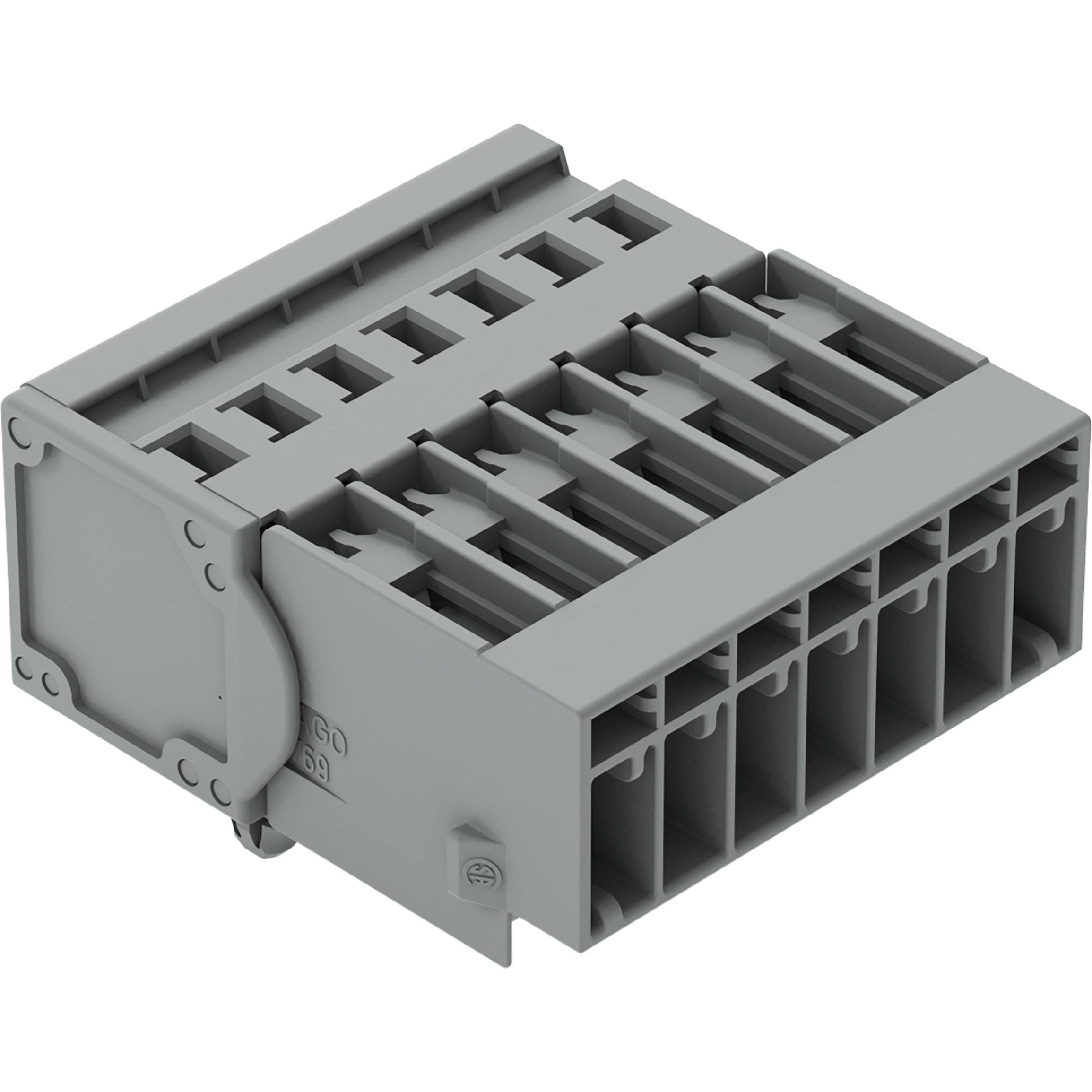 Wago Socket housing cable 769 Total number of poles 7 Pitch 5 mm 769 ...