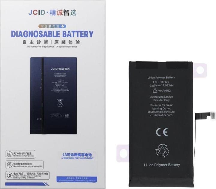OPPO Battery JCID JCID Diagnosable Battery for iPhone 15 Plus 4650 mAh ...