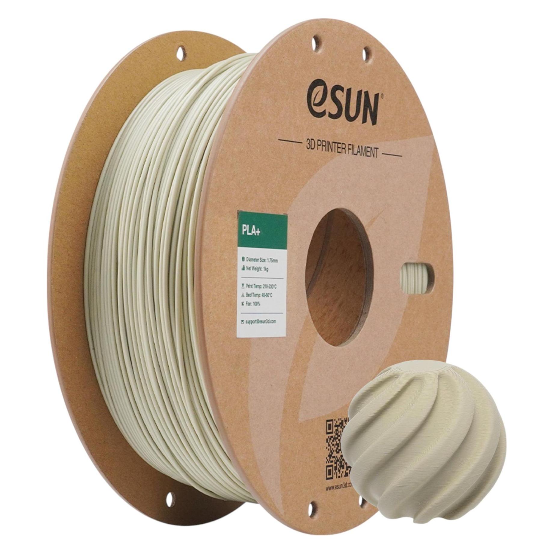 eSUN PLA+ Hell Khaki Filament 1.75mm 1Kg (PLA+, 1.75 mm, 1000 g, Beige ...