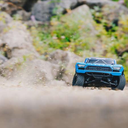 Arrma Short Course Truck Senton 4x2 Boost Mega, Blau RTR, 1:10