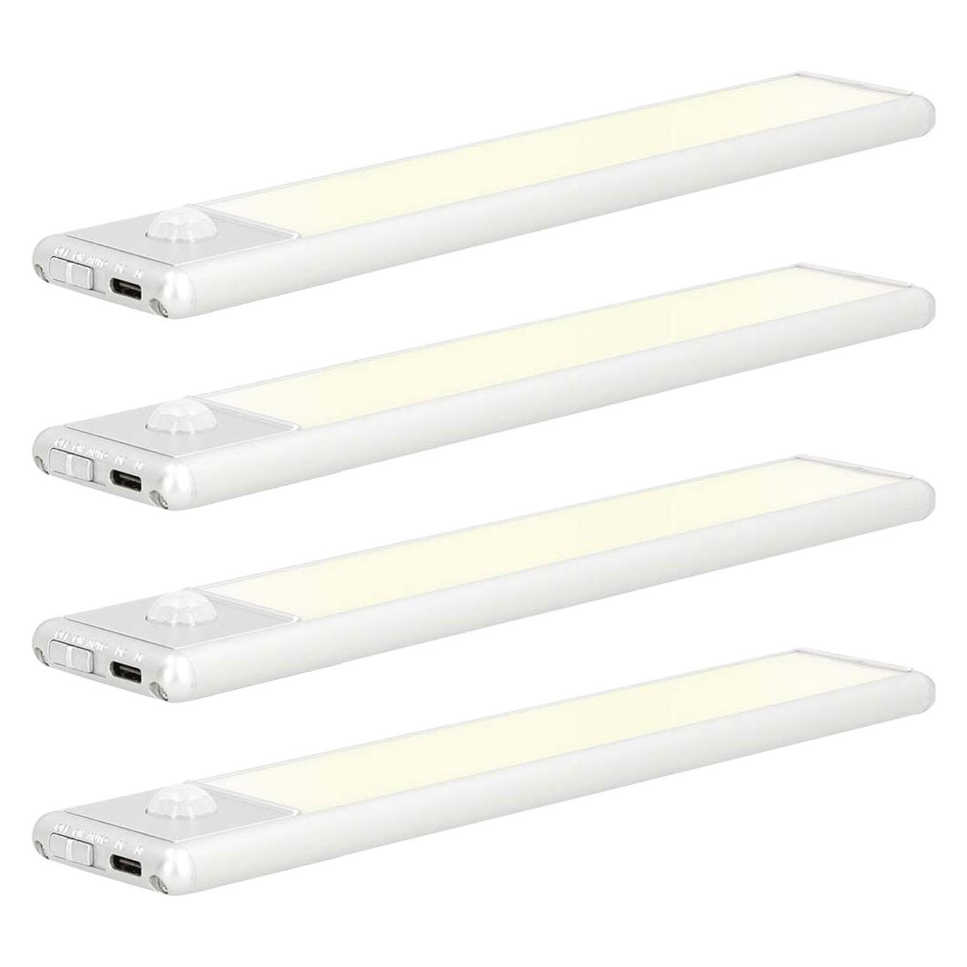 Nedis 4er-Set Akku LED-Lichtleiste mit Bewegungssensor, 20,5 cm - Galaxus