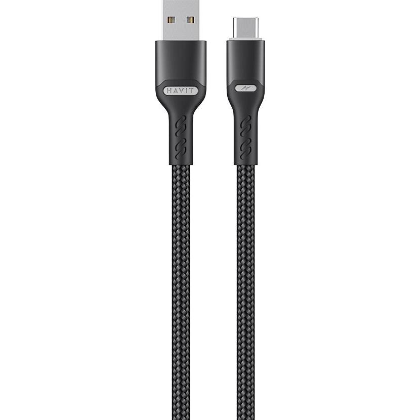 Havit - Data Cable (CB6217) - USB to Type-C, 3.0A, Naylon Braided, 1m ...