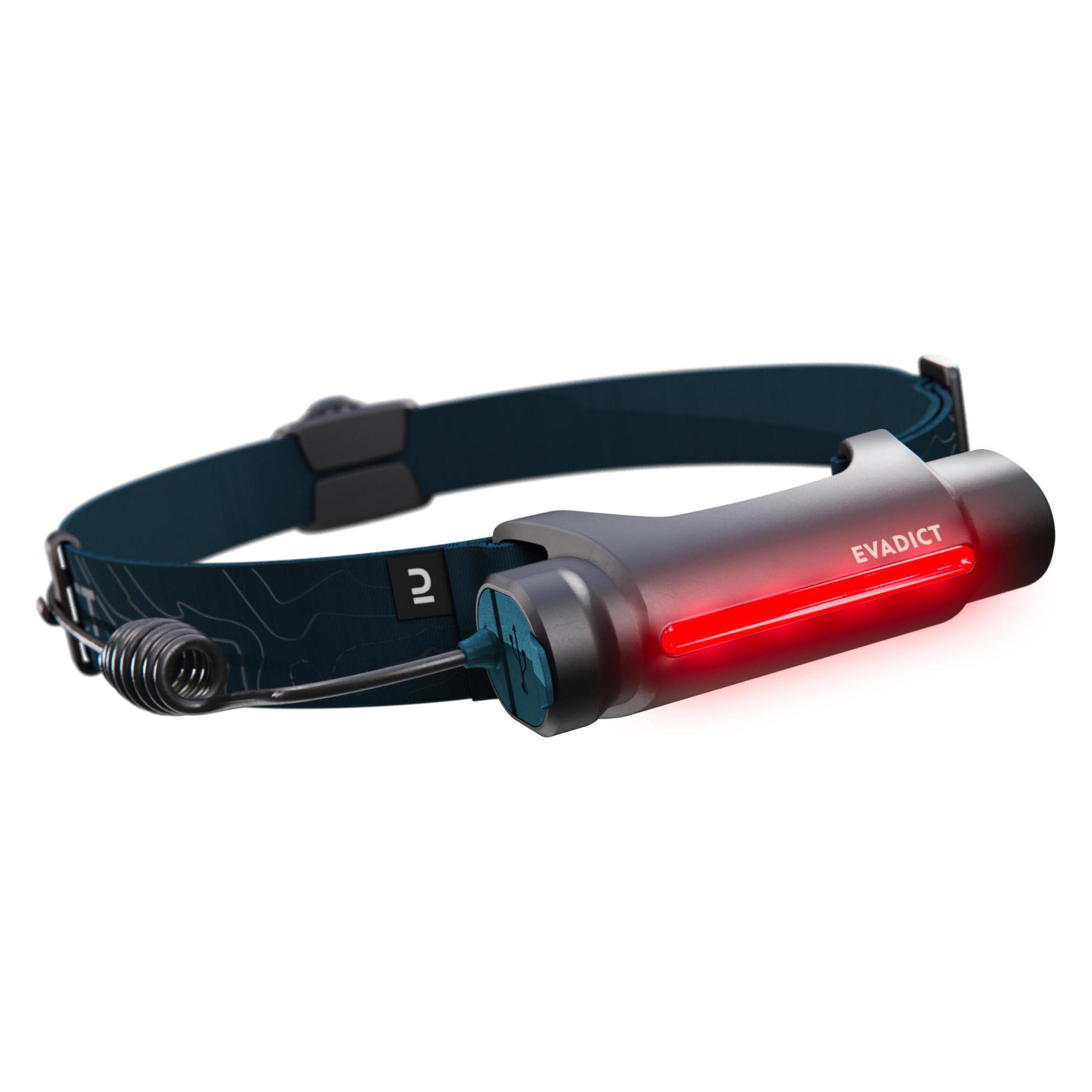 Evadict Lampada frontale da trail running 250 lumen