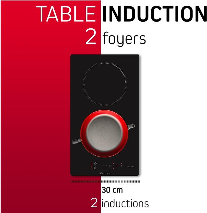 Brandt Induction Hob BPI 6210 B Black - buy at Galaxus