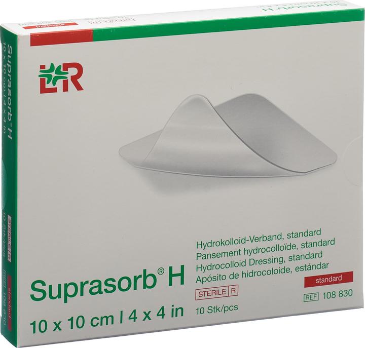 Suprasorb H, Hydrokolloid-Verband, Standard, 10x10cm (10 Stk) - Galaxus