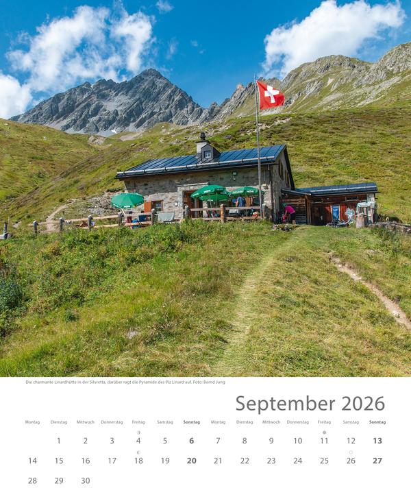 Htten unserer Alpen 2026 (30,5 x 38 cm) - kaufen bei Digitec