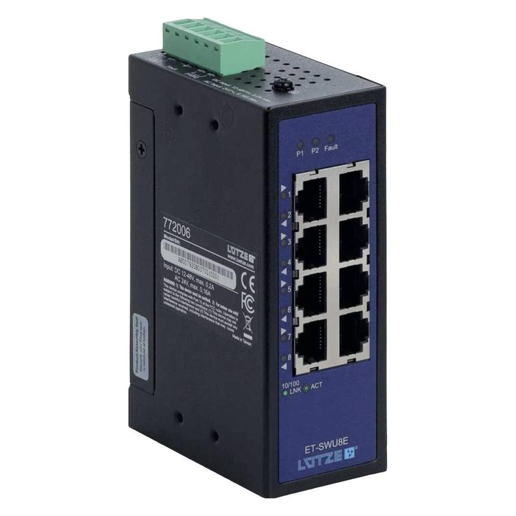 Lütze ET-SWU8E Ethernet Switch 8 Port 10 / 100 MBit/s - Galaxus