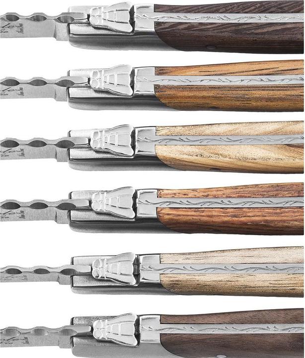 Laguiole Couteaux à steak Ligne de luxe - 6 -pcs (6 pcs, Set de ...