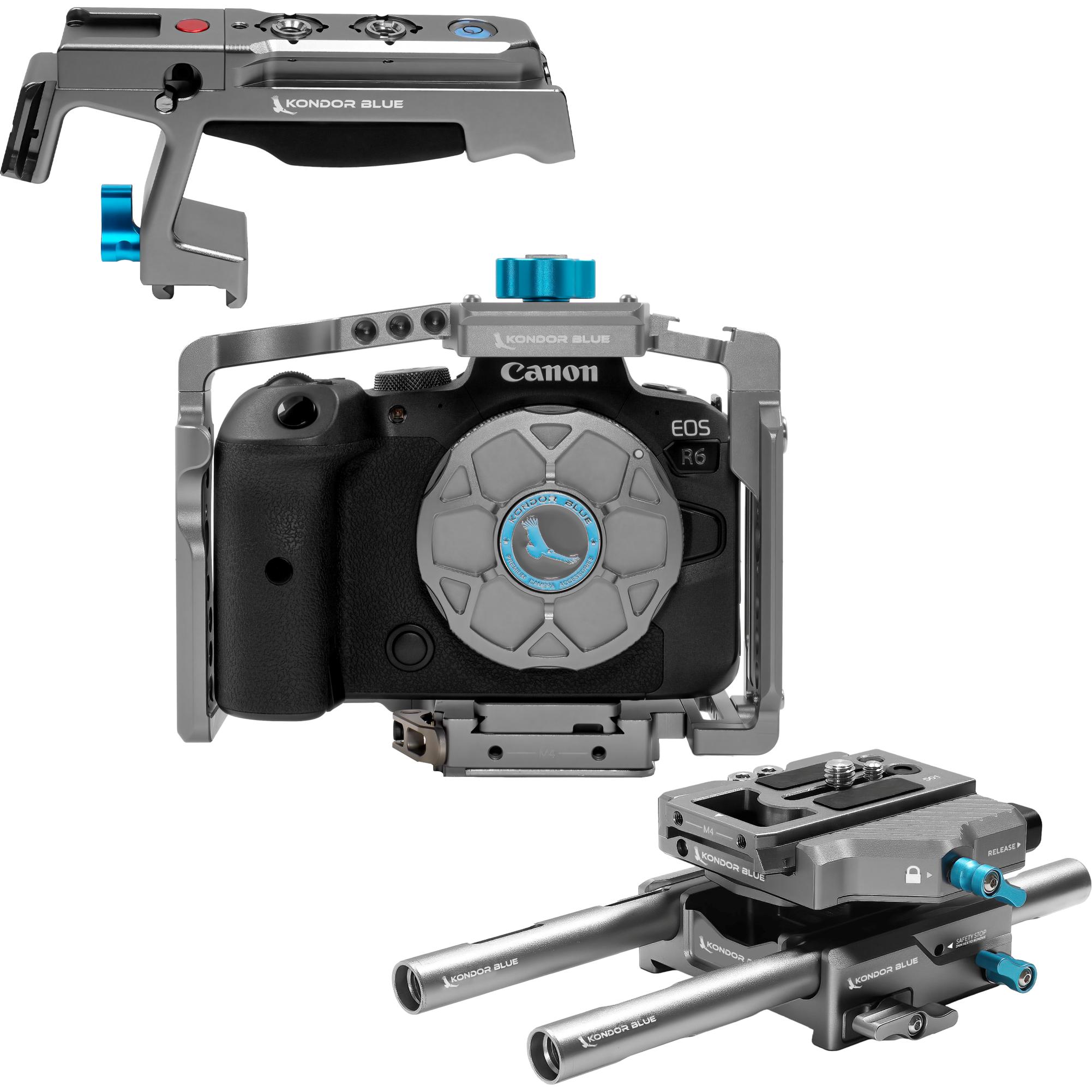Kondor Blue Canon R5 Arca Base Rig MKII (R5/R6/R) (Space Gray) - Galaxus