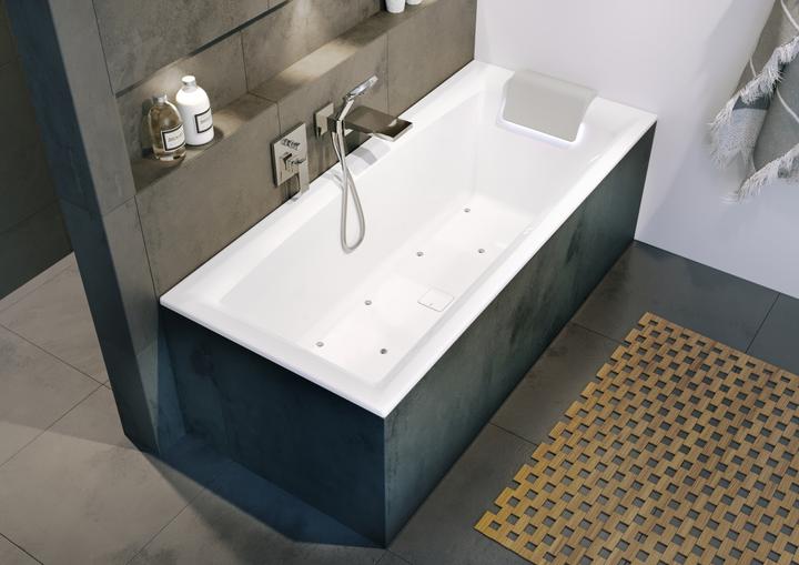 Riho Still Square Baignoires rectangulaires, avec Fall, version gauche ...