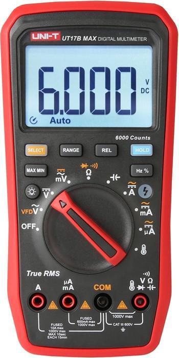Uni-T True RMS digitalais multimetrs 1000V AC/DC, 10A AC/DC, 60M ...