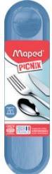 Maped PICNIK Ensemble de couverts CONCEPT, boîte de rangement grise (4 ...