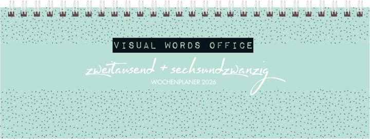 Korsch Tischquerkalender Visual Words Office 2026 - buy at Digitec