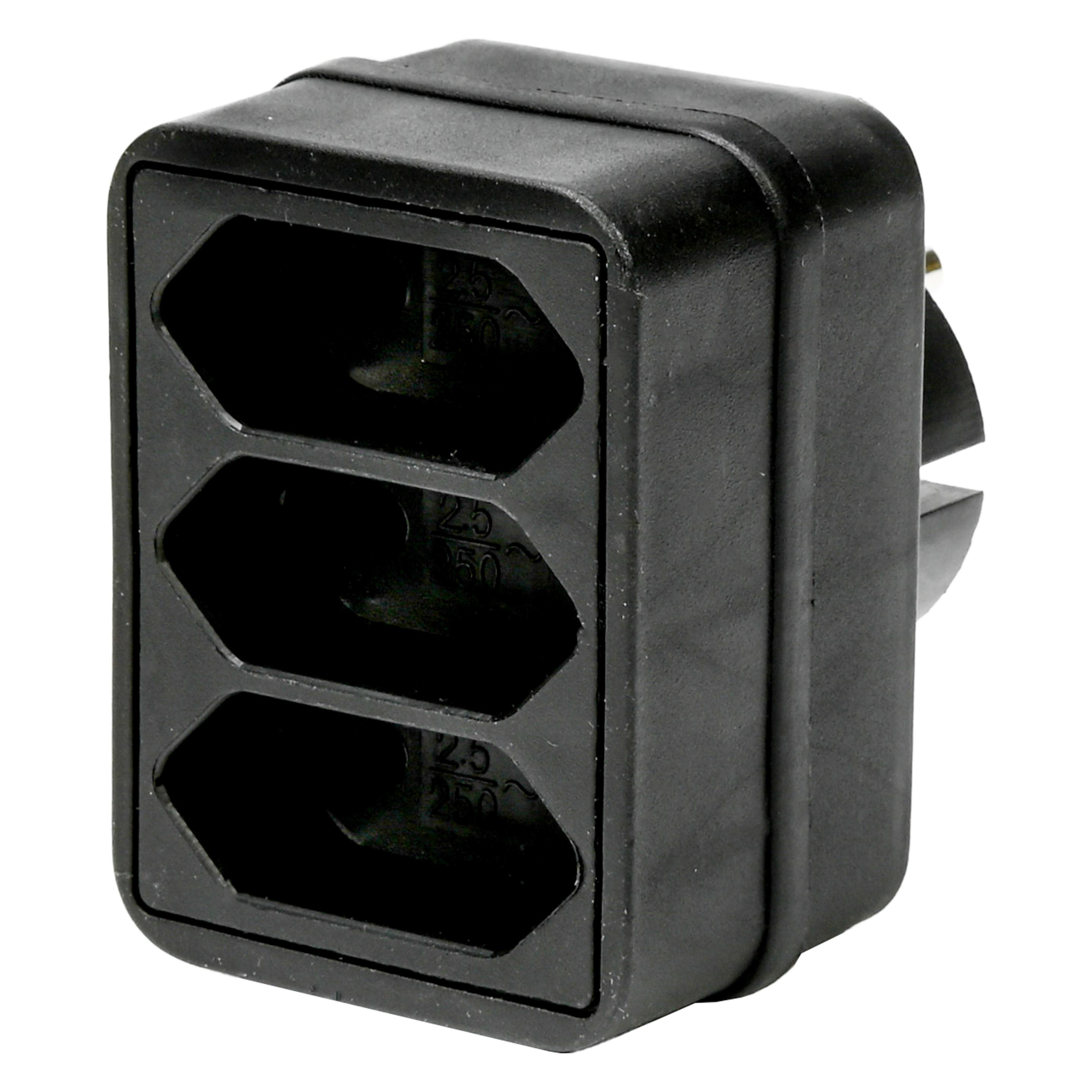 Benson Electric Plug triple black - buy at Galaxus