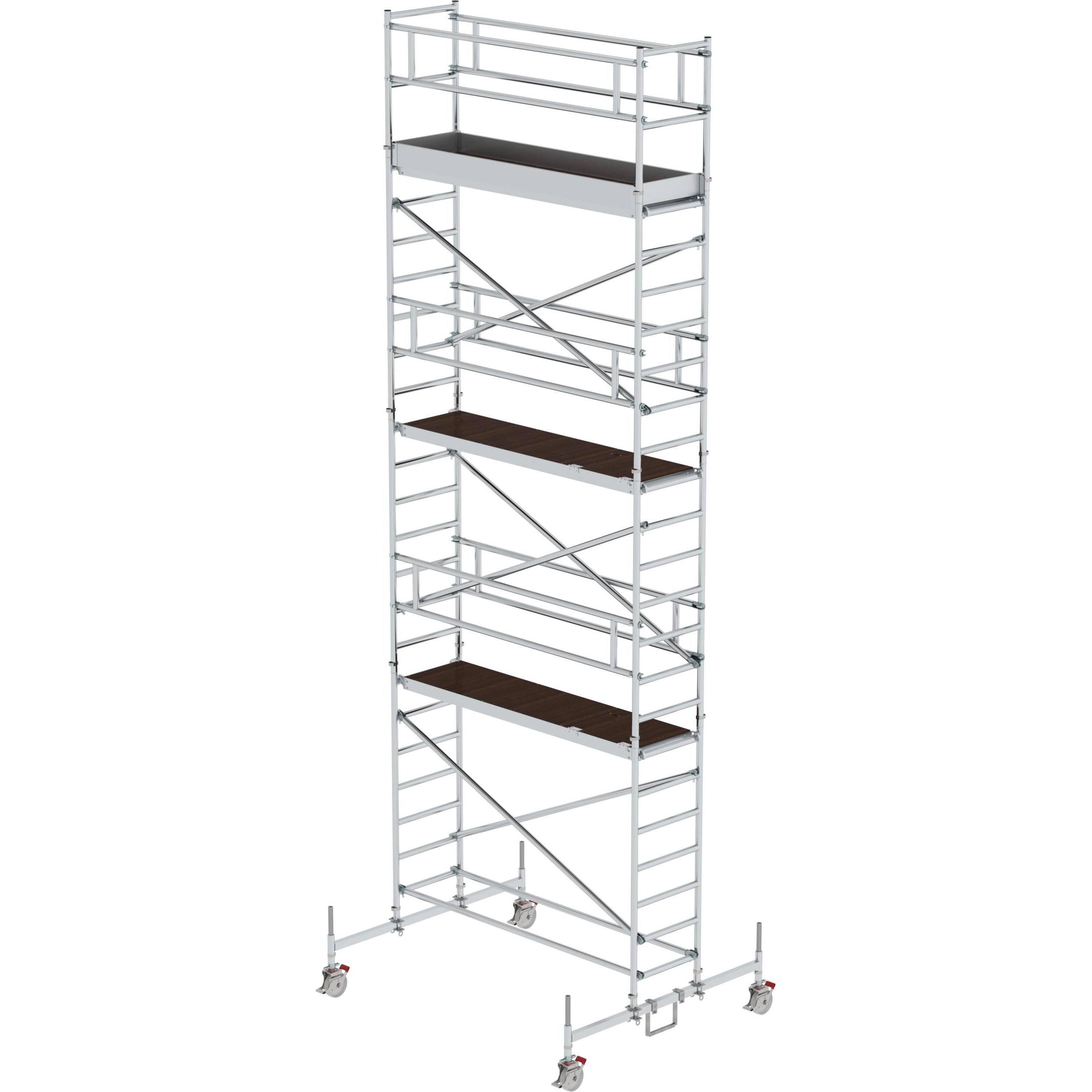 Munk Rollgerüst 0,75 x 3,0 m mit Fahrbalken Plattformhöhe 6,45 m - Galaxus