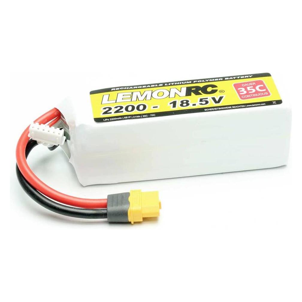 LemonRC Modellbau-Akkupack LiPo 18.5 V 2200 mAh Zellen-Zahl 5 35 C ...