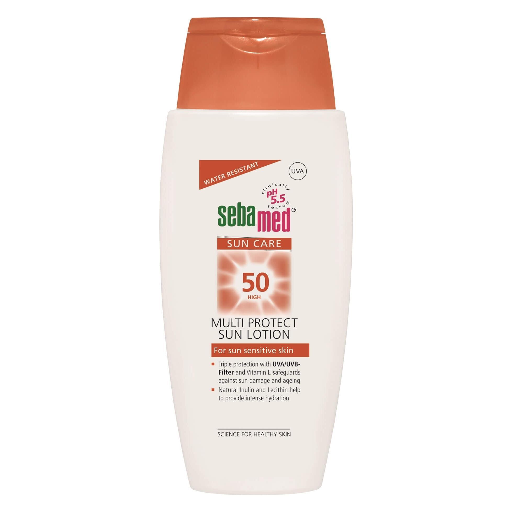 Sebamed Sun Care Multi Protect Sun Lotion (Sonnencreme, SPF 50, 150 ml)