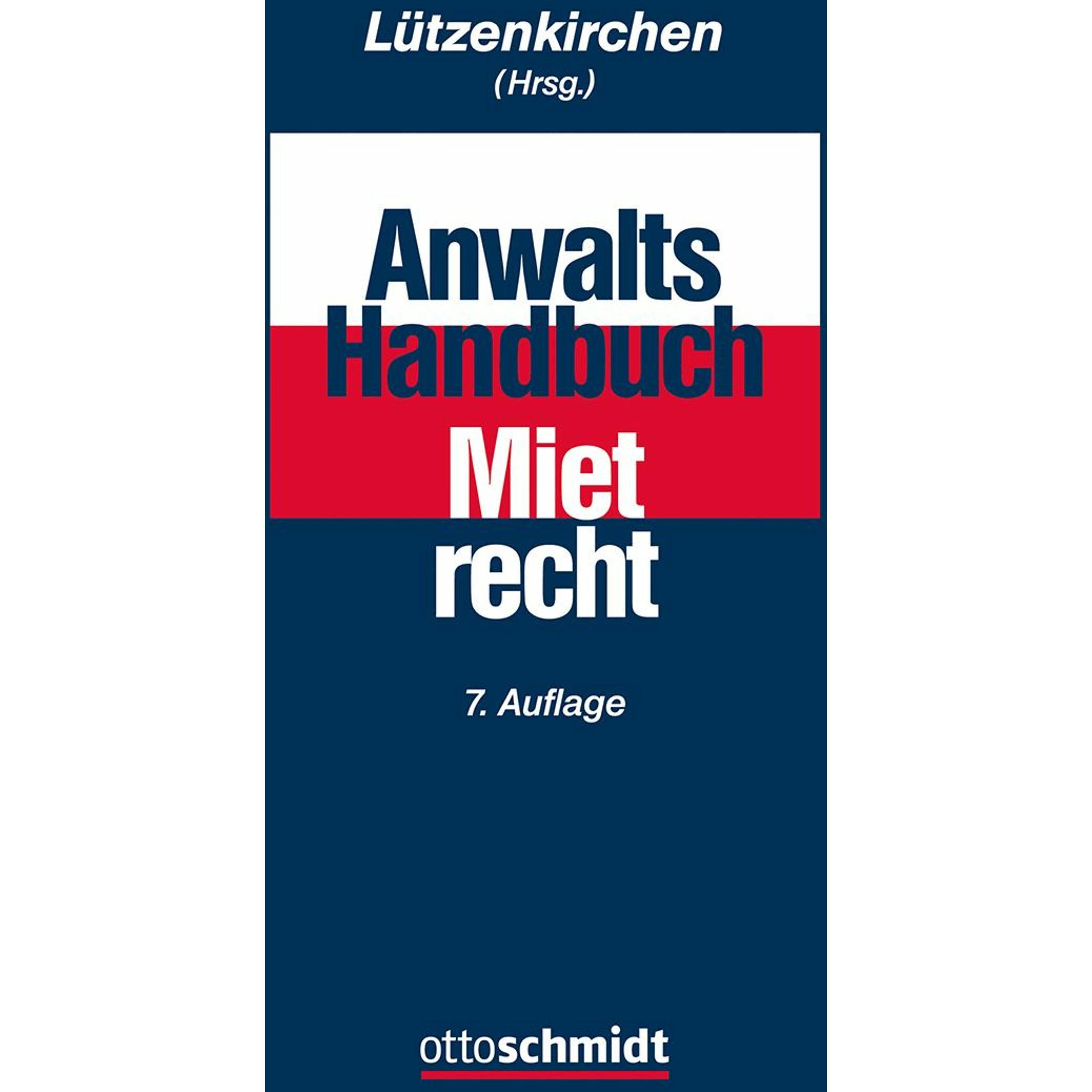 Dr. Otto Schmidt Anwalts-Handbuch Mietrecht - kaufen bei Galaxus