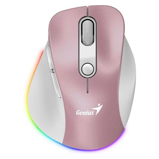 Genius Ergo 9000S Pro Pink / Kabellose Maus / 2400 DPI / 2,4 GHz USB-A ...