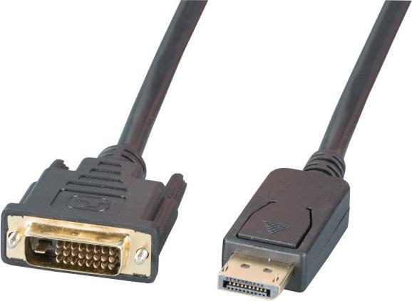 EFB Elektronik DisplayPort/DVI cable A-A St-St, 5m, black DisplayPort ...