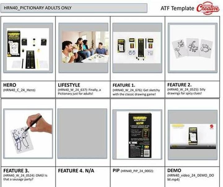 Mattel Spanish Pictionary board game for adults - buy at Galaxus