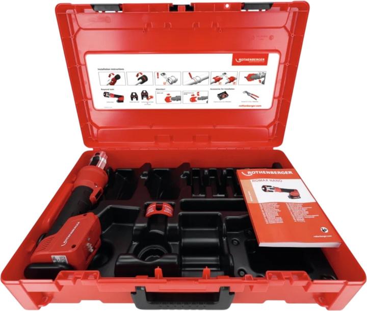 Rothenberger ROMAX NANO Akku Pressmaschine 18 V 34 kN CAS + 1x Akku 4,0 ...