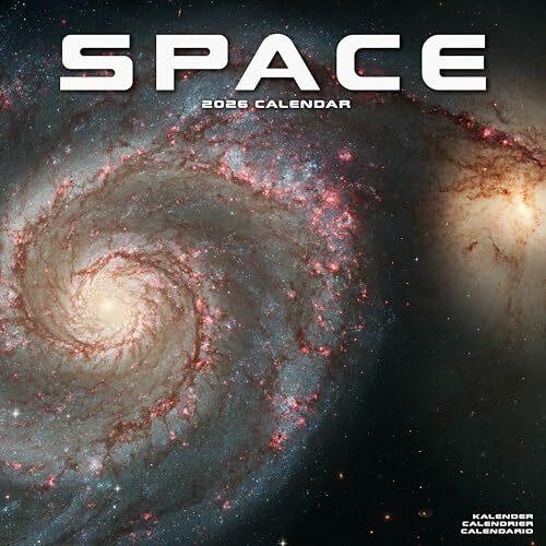 Various Publishers Space Calendar 2026 Square Wall Calendar - 16 Month ...