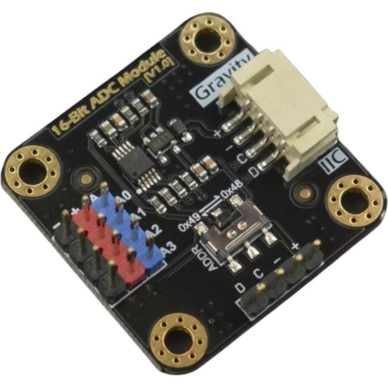 DFRobot Gravity 16Bit 4-Kanal ADC Analog Digital Wandler I2C ADS1115 ...