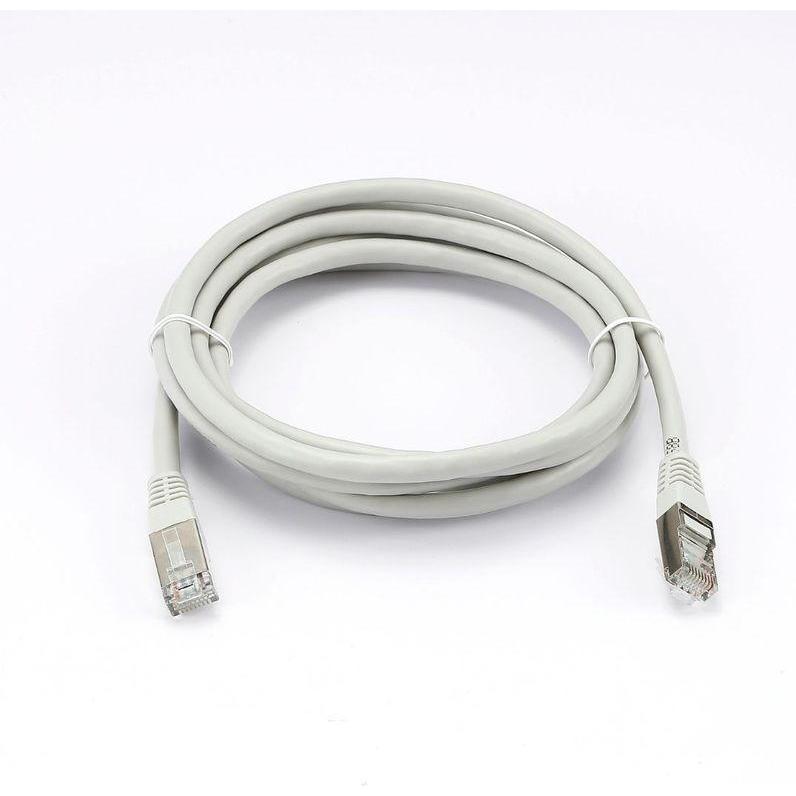 C ble RJ45 Male/Male droit CAT6A S/FTP - Longueur 2M - Gris - en sachet ...