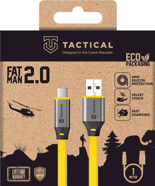 Tactical Fat Man 2.0 Cable USB-A/USB-C 1m Gelb - acheter sur Digitec