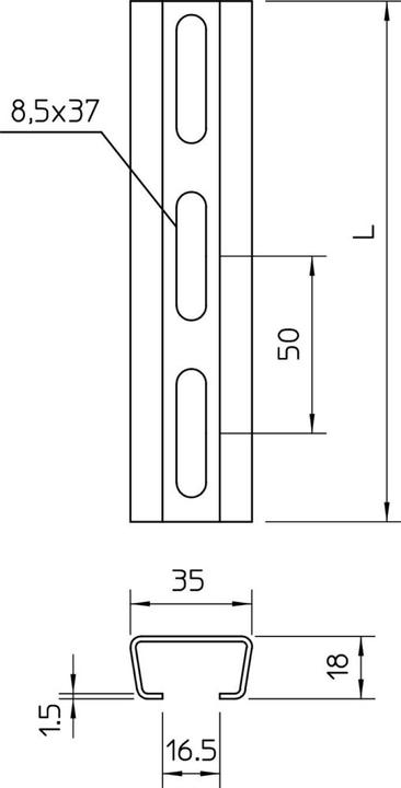 OBO Bettermann Profile rail - buy at Galaxus