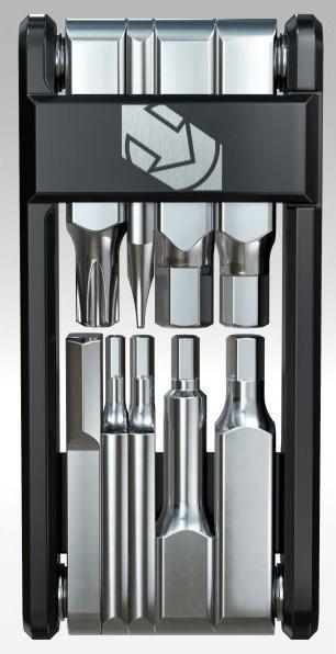 PRO Bike Gear Minitool Performance 9 functions aluminium black BC Smart compatible (9 Functions ...